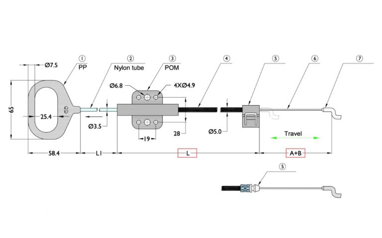 Recliner Chair Cables, Recliner Pull Cable Supplier - Sahocable